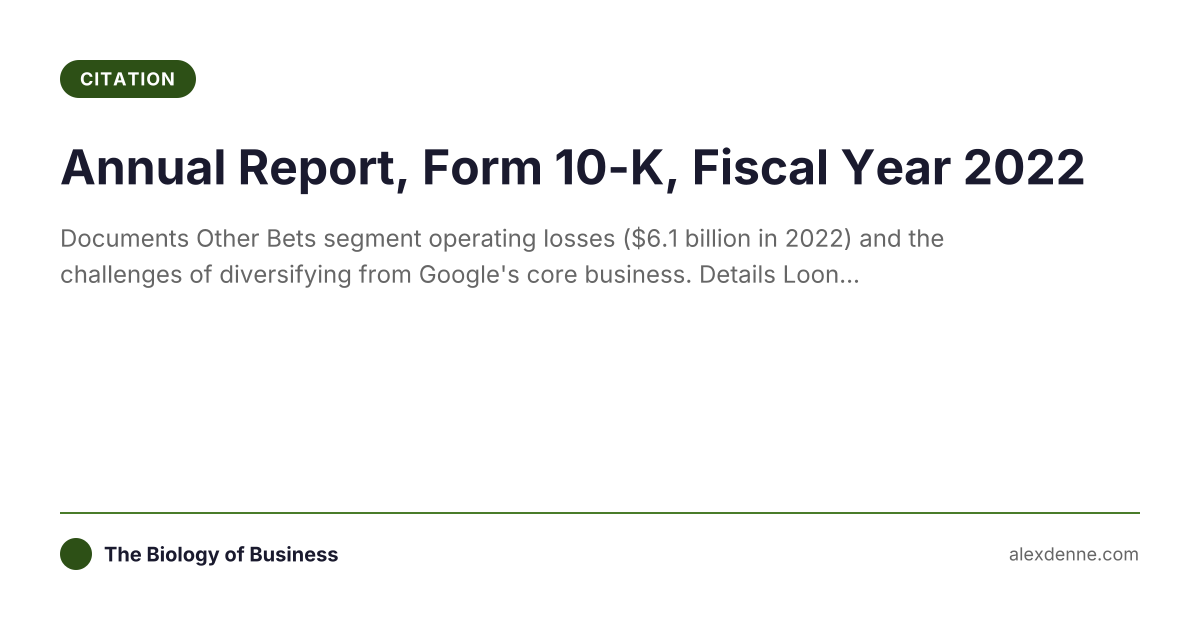Annual Report, Form 10-K, Fiscal Year 2022... | Alex Denne